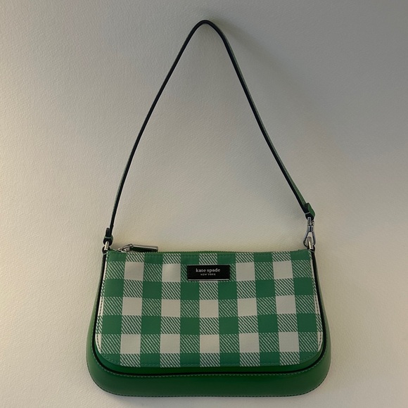 kate spade | Bags | Kate Spade Sam Icon Gingham Field Mini Pochette Bag ...